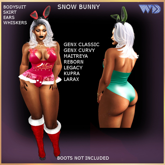 Second Life Marketplace - WAD DESIGNS SNOW BUNNY
